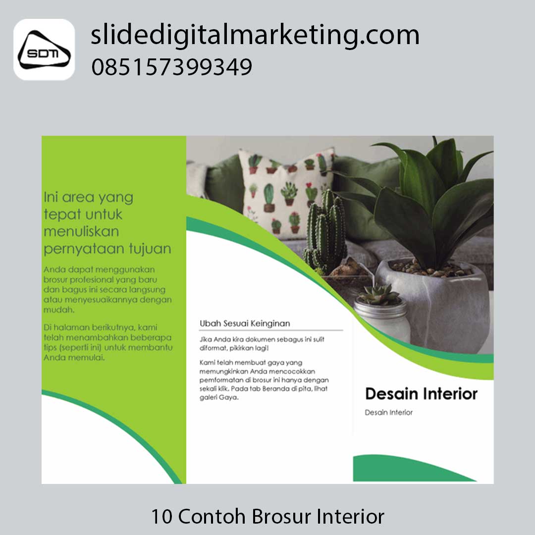 10+ Contoh Brosur Pamflet Leaflet Poster interior