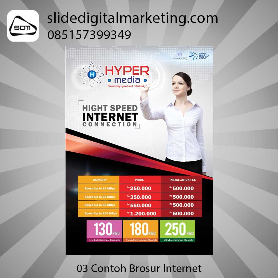 10+ Contoh Brosur Pamflet Leaflet Poster Internet