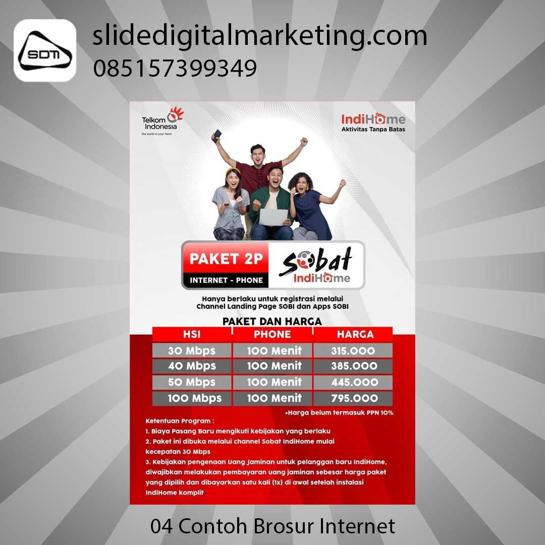 10+ Contoh Brosur Pamflet Leaflet Poster Internet