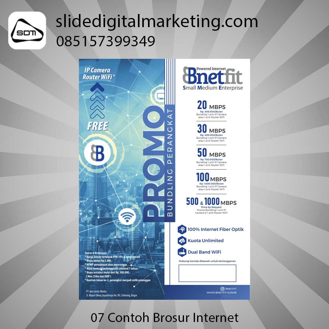 10+ Contoh Brosur Pamflet Leaflet Poster Internet