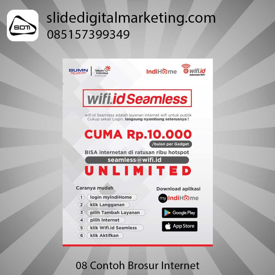 10+ Contoh Brosur Pamflet Leaflet Poster Internet