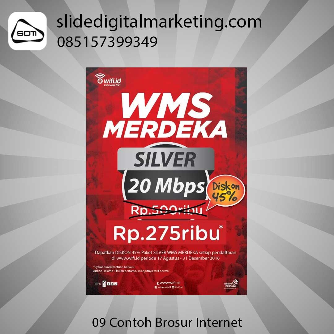 10+ Contoh Brosur Pamflet Leaflet Poster Internet