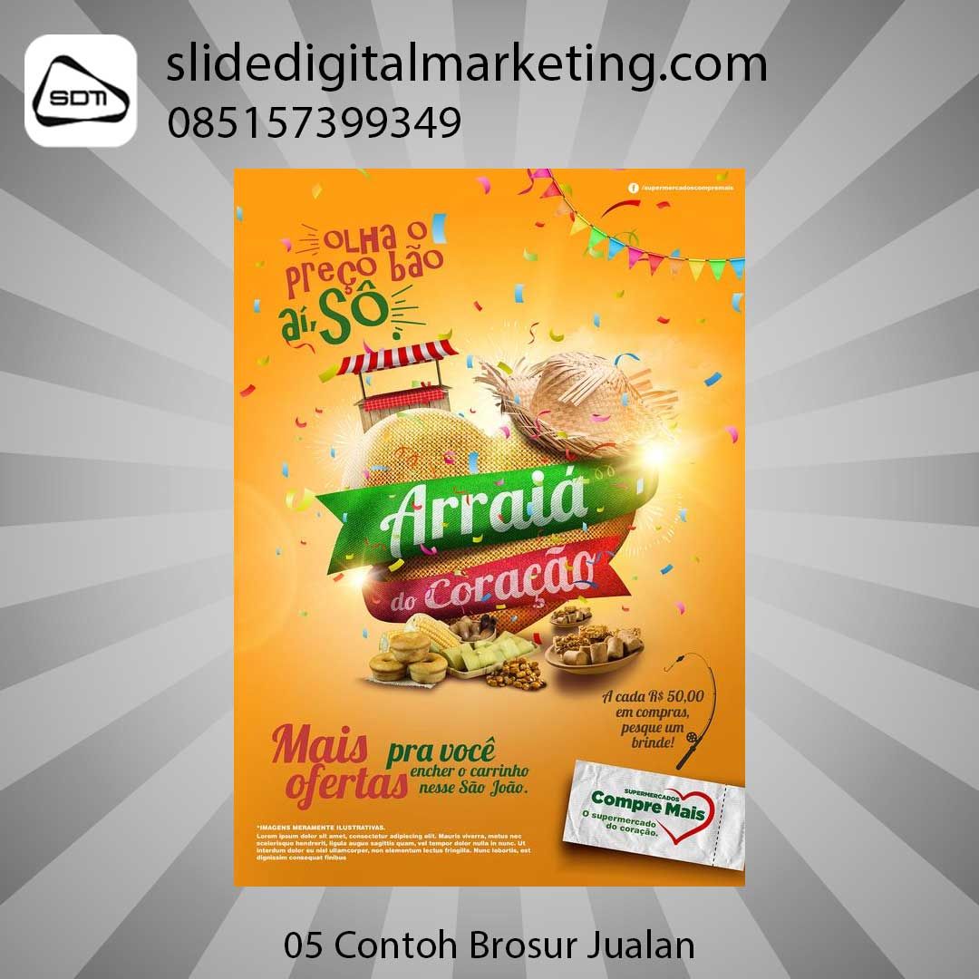 10+ Contoh Brosur Pamflet Leaflet Poster Produk Jualan