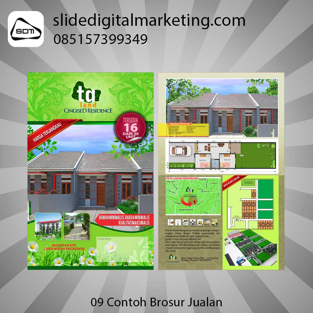 10+ Contoh Brosur Pamflet Leaflet Poster Produk Jualan