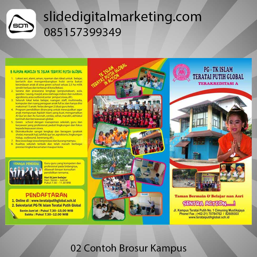 10+ Contoh Brosur Pamflet Leaflet Poster Kampus