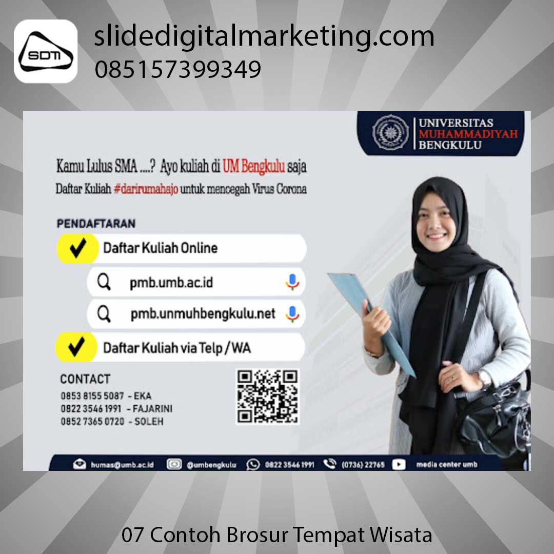 10+ Contoh Brosur Pamflet Leaflet Poster Kampus