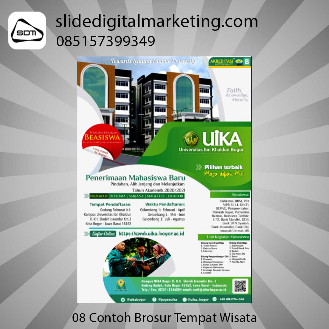 10+ Contoh Brosur Pamflet Leaflet Poster Kampus