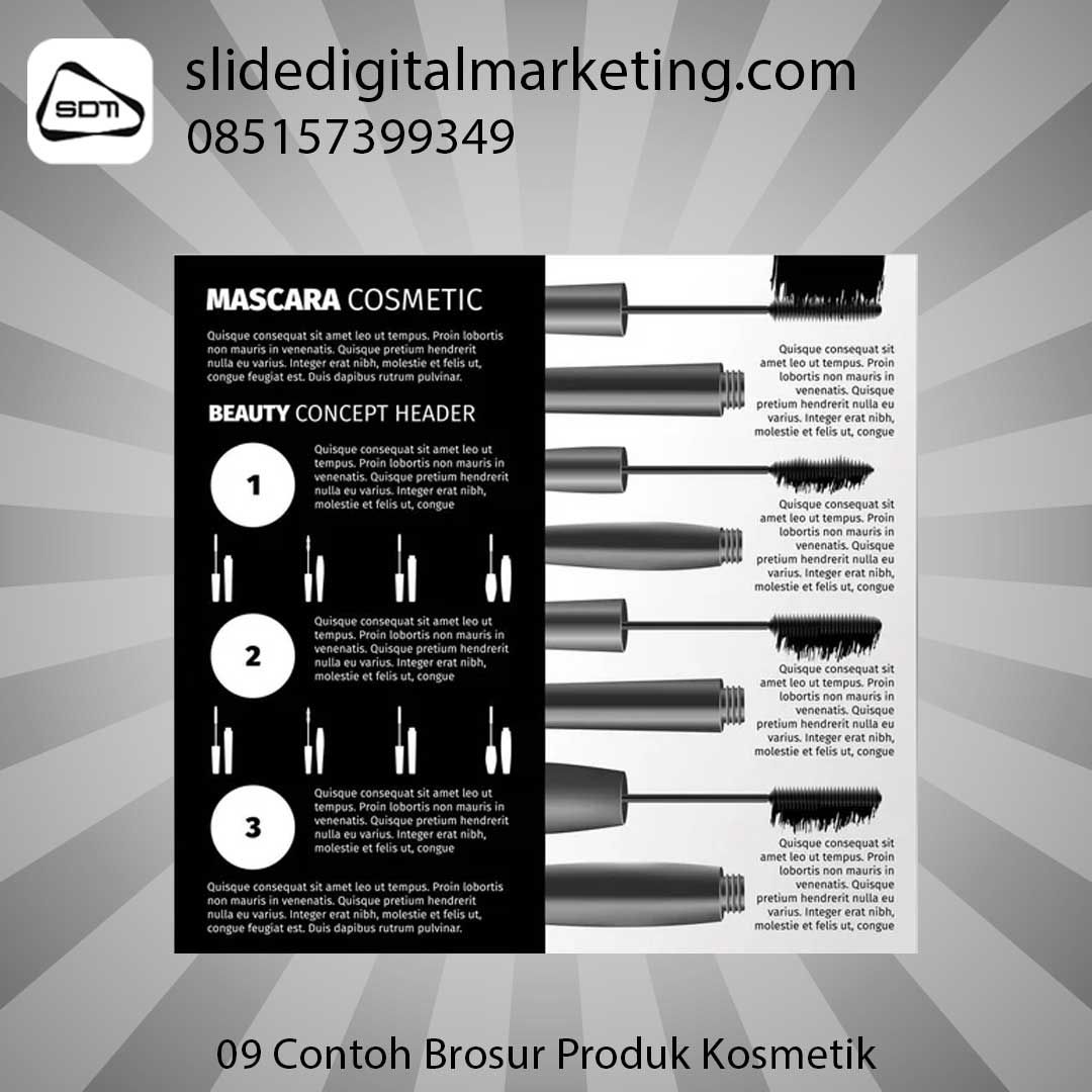 10+ Contoh Brosur Pamflet Leaflet Poster Produk Kosmetik