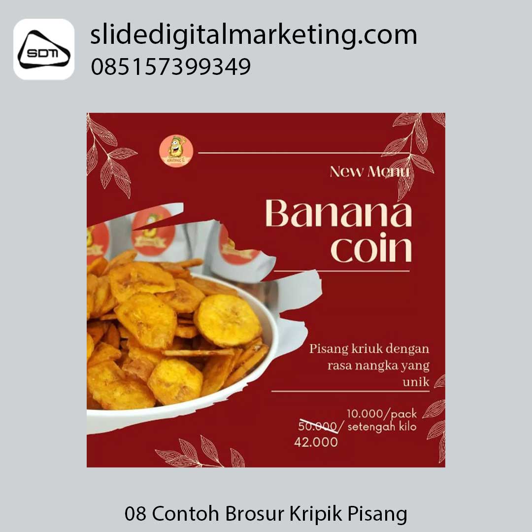 10+ Contoh Brosur Pamflet Leaflet Poster Kripik Pisang ...