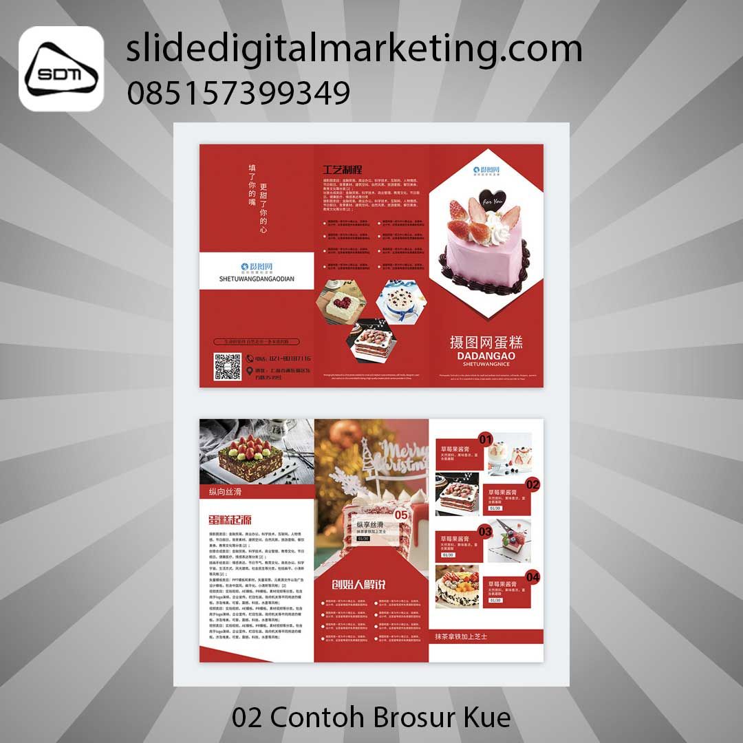 10+ Contoh Brosur Pamflet Leaflet Poster Produk Kue