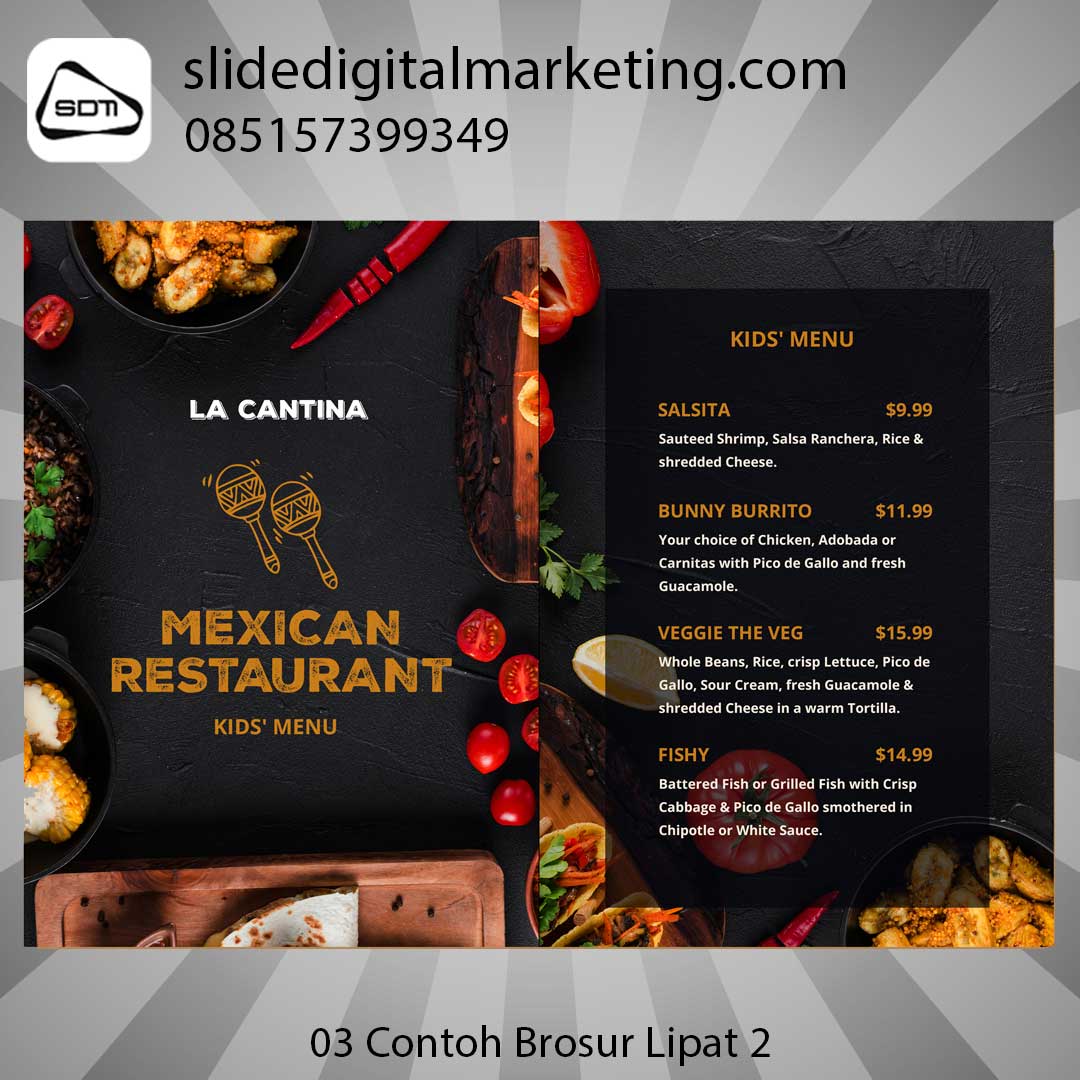 10+ Contoh Brosur Pamflet Leaflet Poster Lipat 2