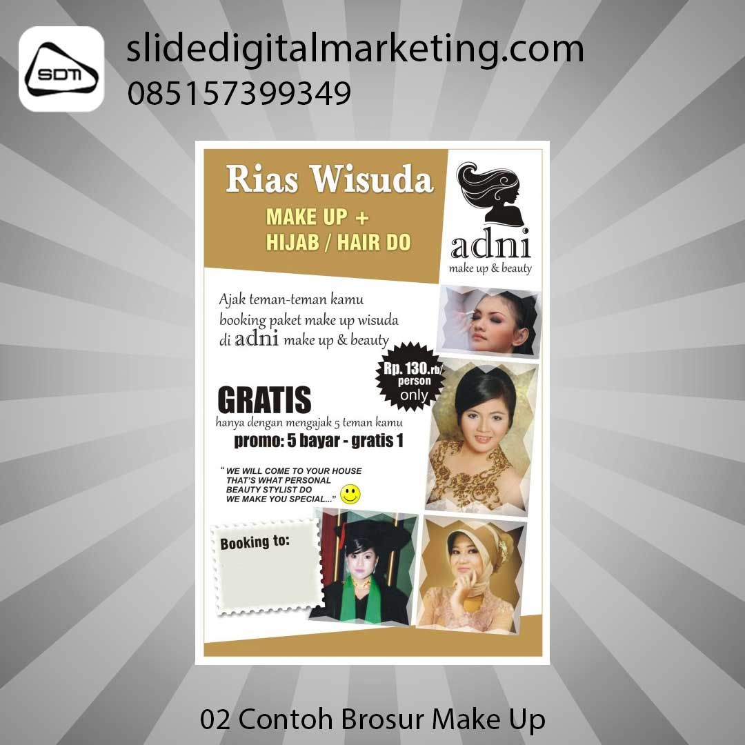 10+ Contoh Brosur Pamflet Leaflet Poster Make Up