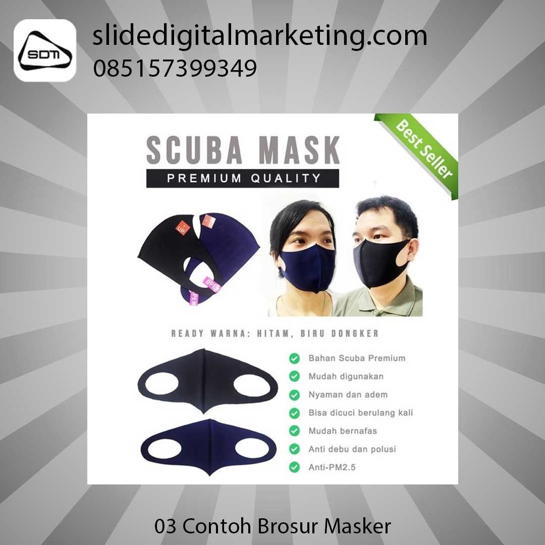 10+ Contoh Brosur Pamflet Leaflet Poster Masker