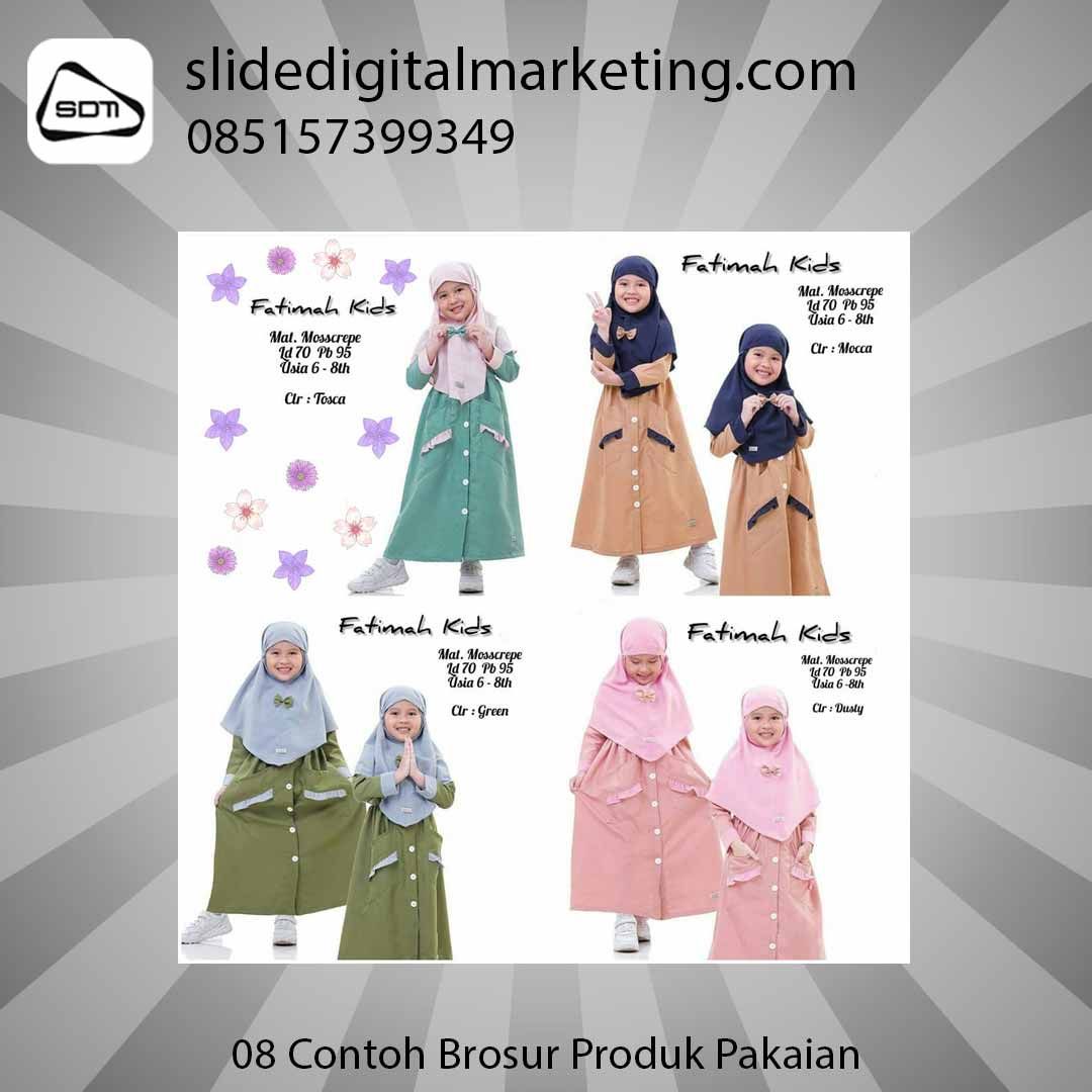 10+ Contoh Brosur Pamflet Leaflet Poster Produk Pakaian