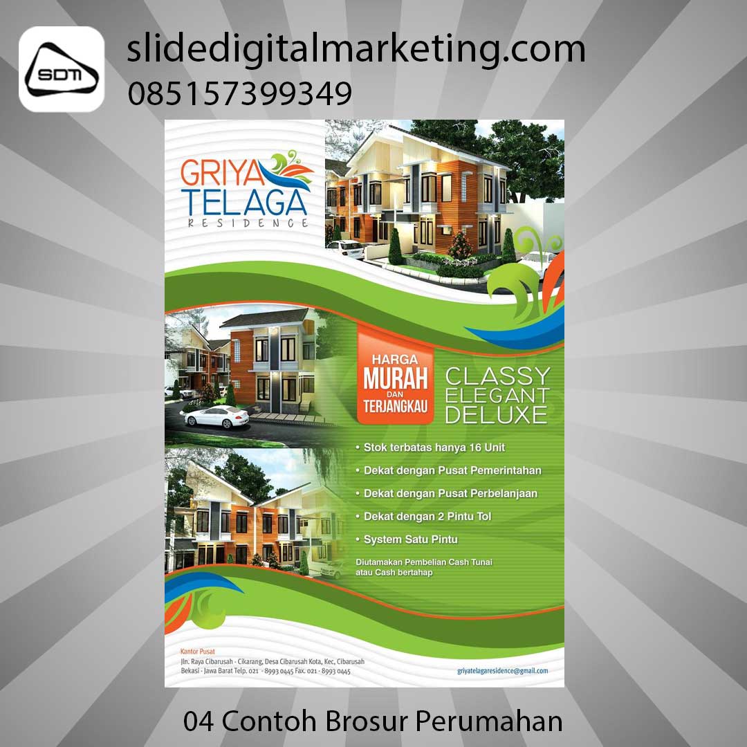 10+ Contoh Brosur Pamflet Leaflet Poster Perumahan