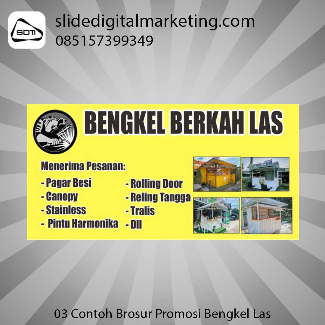 10+ Contoh Brosur Pamflet Leaflet Poster Promosi Bengkel Las
