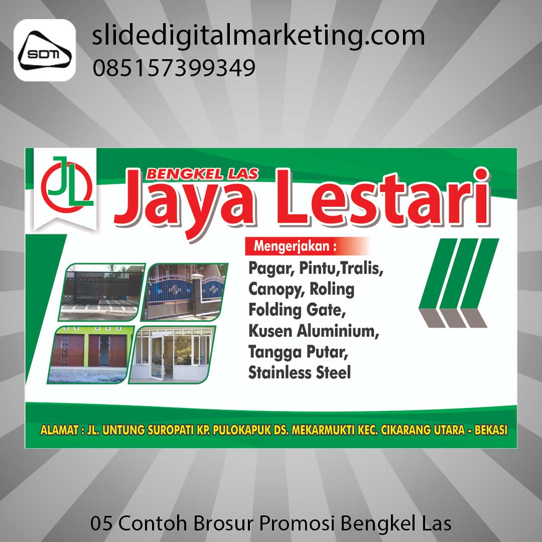 10+ Contoh Brosur Pamflet Leaflet Poster Promosi Bengkel Las
