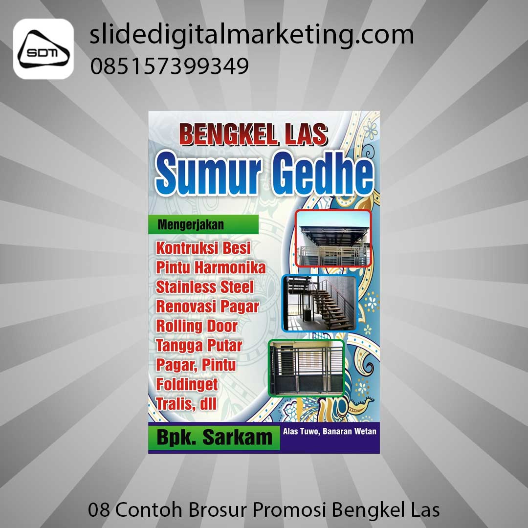 10+ Contoh Brosur Pamflet Leaflet Poster Promosi Bengkel Las