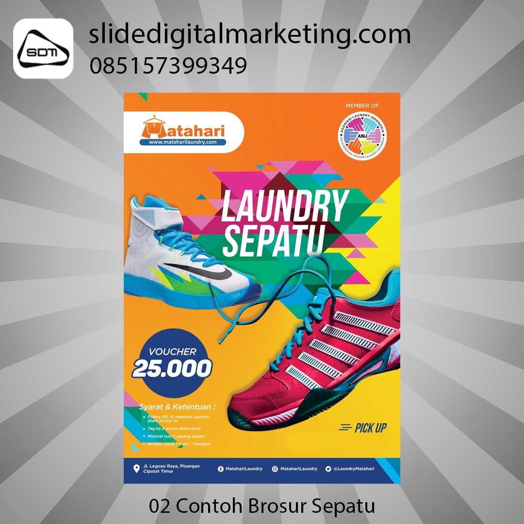 10+ Contoh Brosur Pamflet Leaflet Poster Sepatu