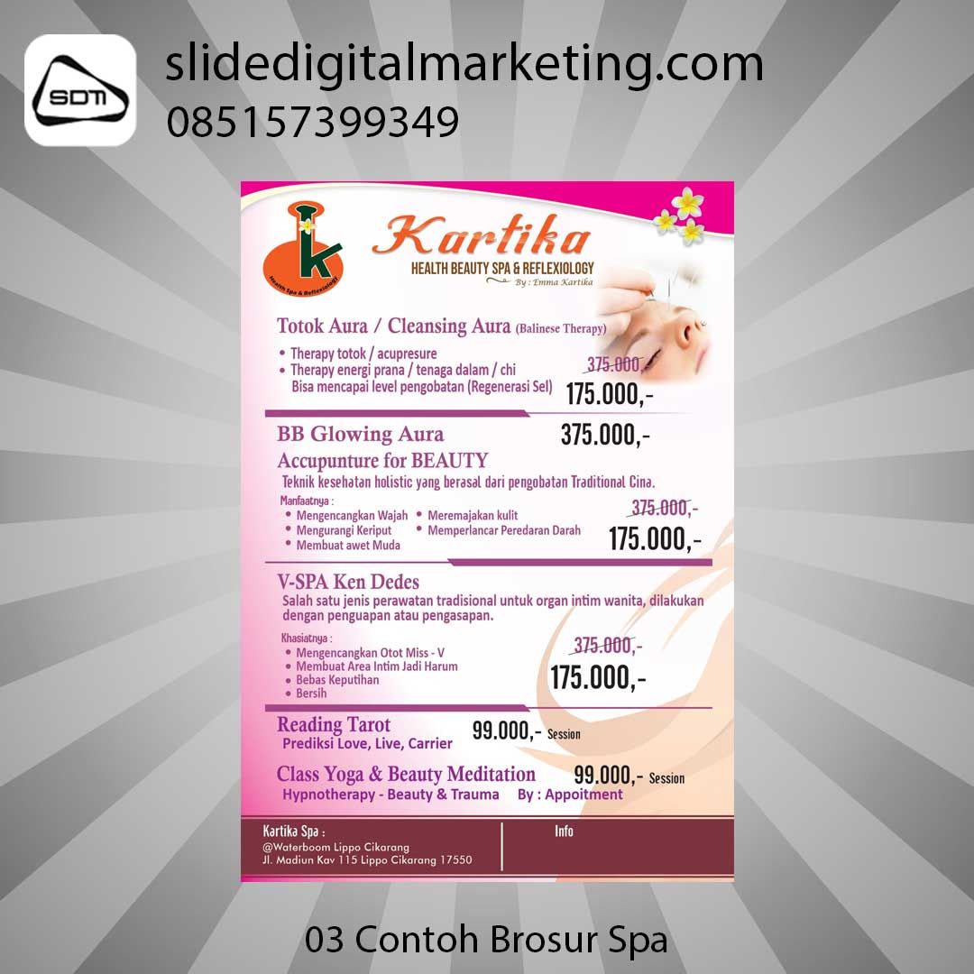 10+ Contoh Brosur Pamflet Leaflet Poster Spa