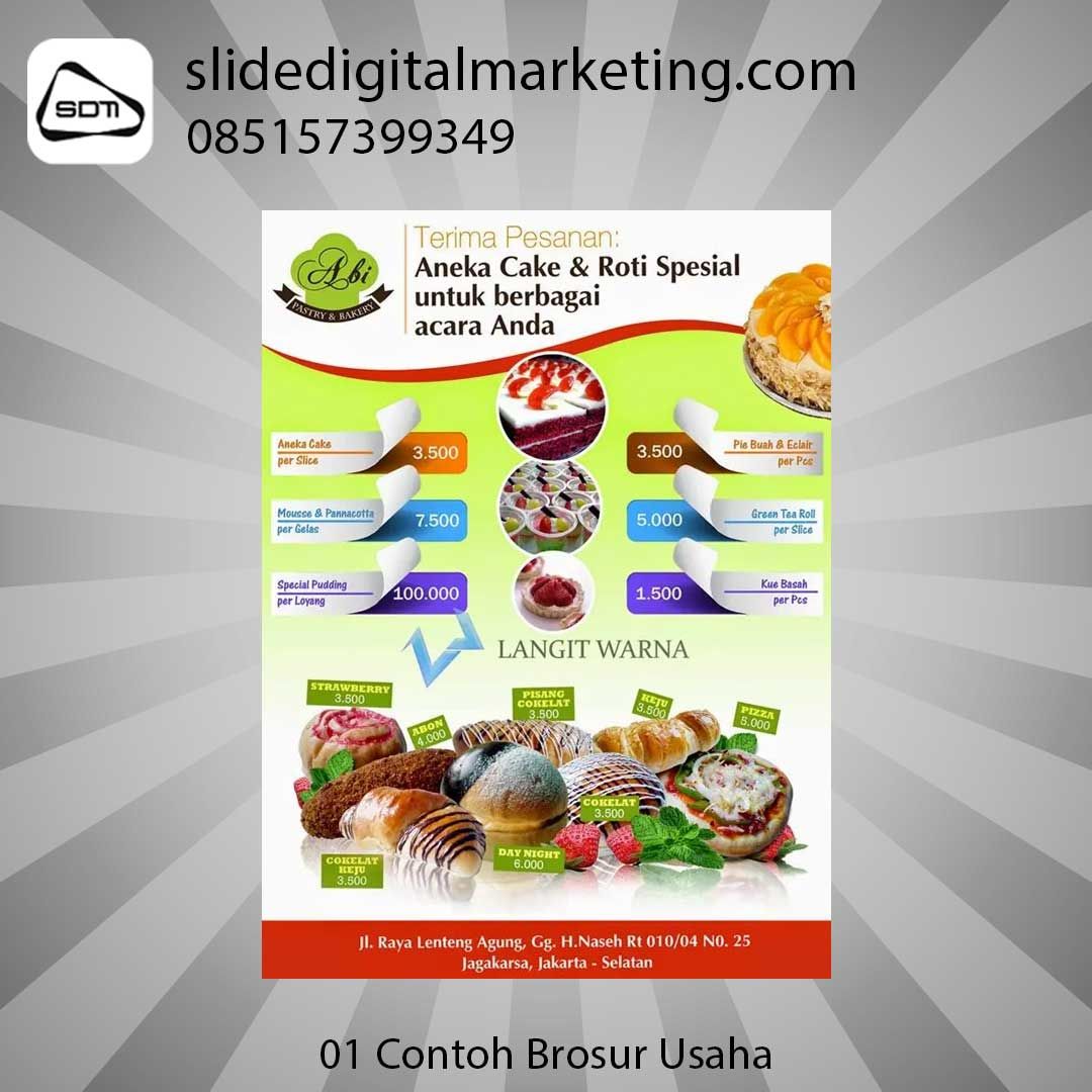 10+ Contoh Brosur Pamflet Leaflet Poster Usaha