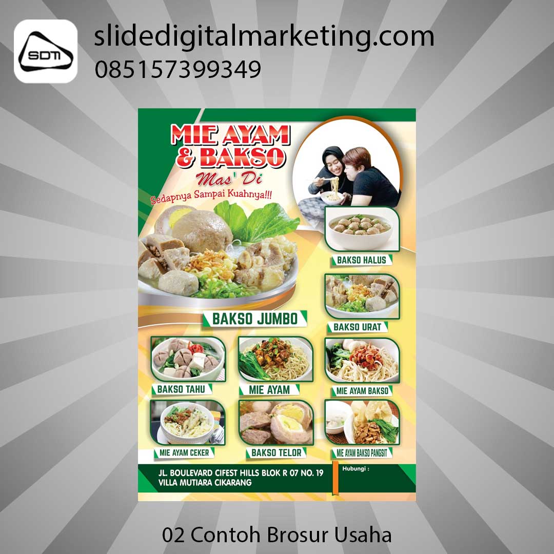 10+ Contoh Brosur Pamflet Leaflet Poster Usaha