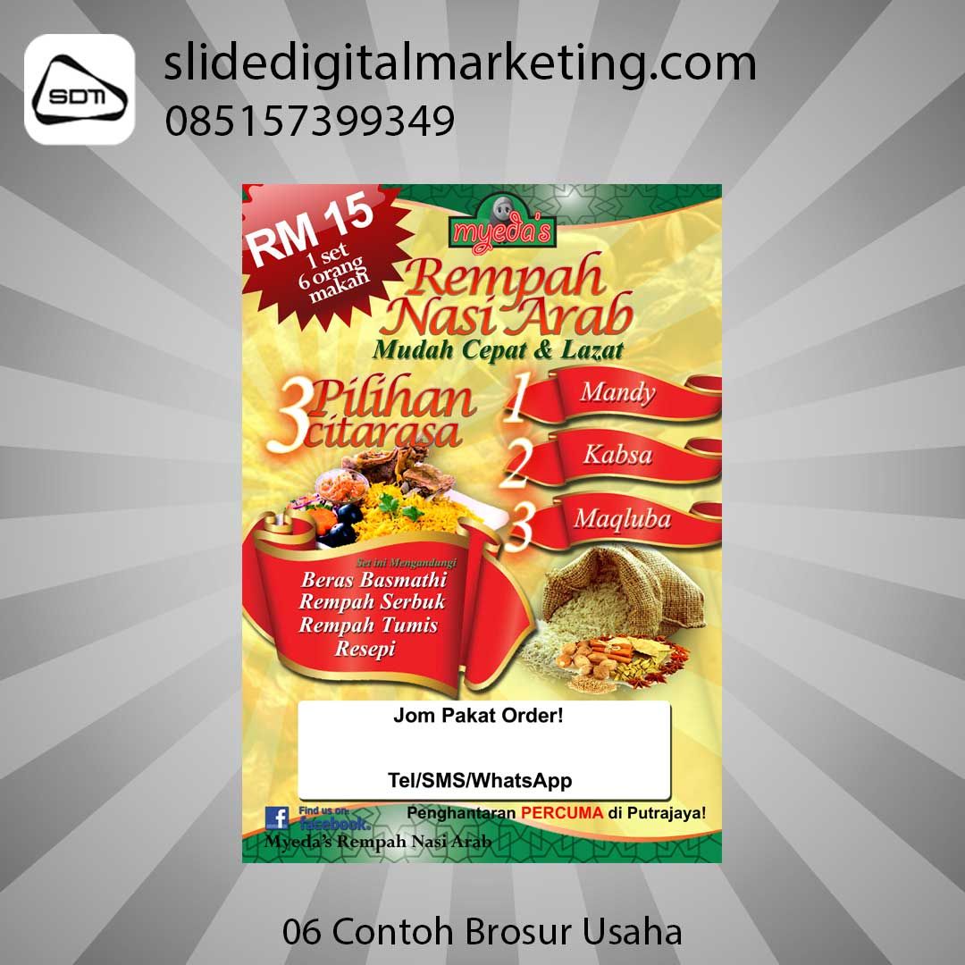 10+ Contoh Brosur Pamflet Leaflet Poster Usaha