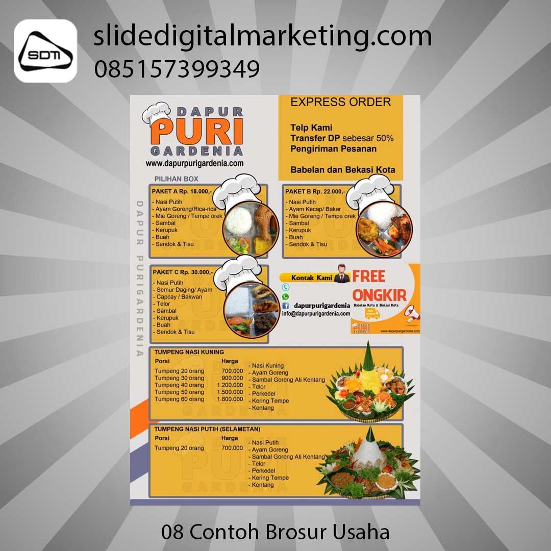 10+ Contoh Brosur Pamflet Leaflet Poster Usaha