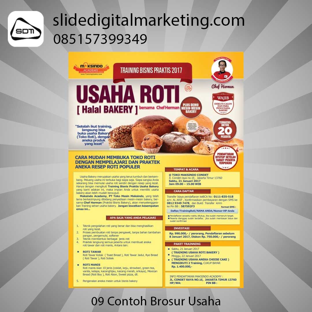 10+ Contoh Brosur Pamflet Leaflet Poster Usaha