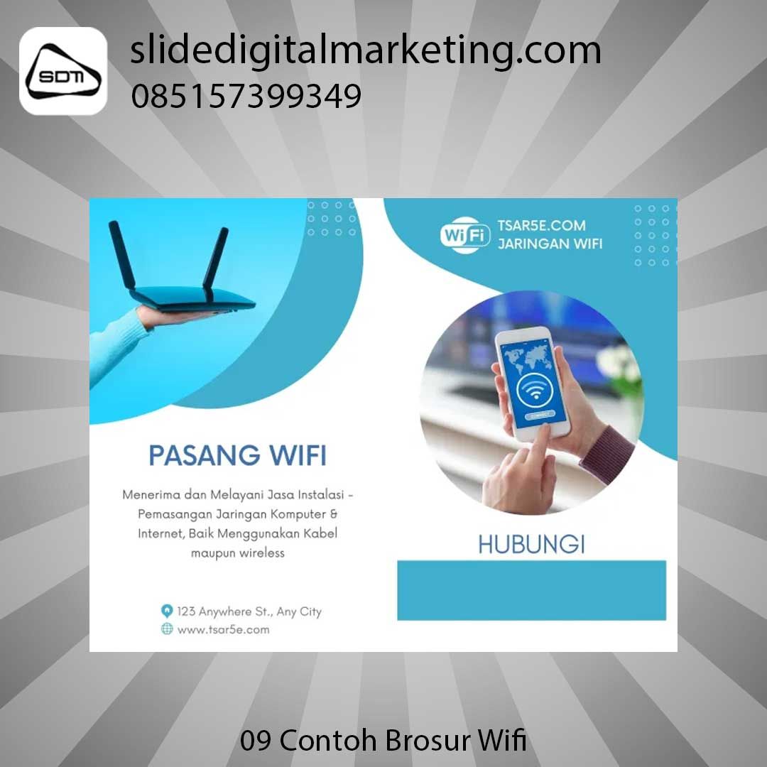 10+ Contoh Brosur Pamflet Leaflet Poster Wifi
