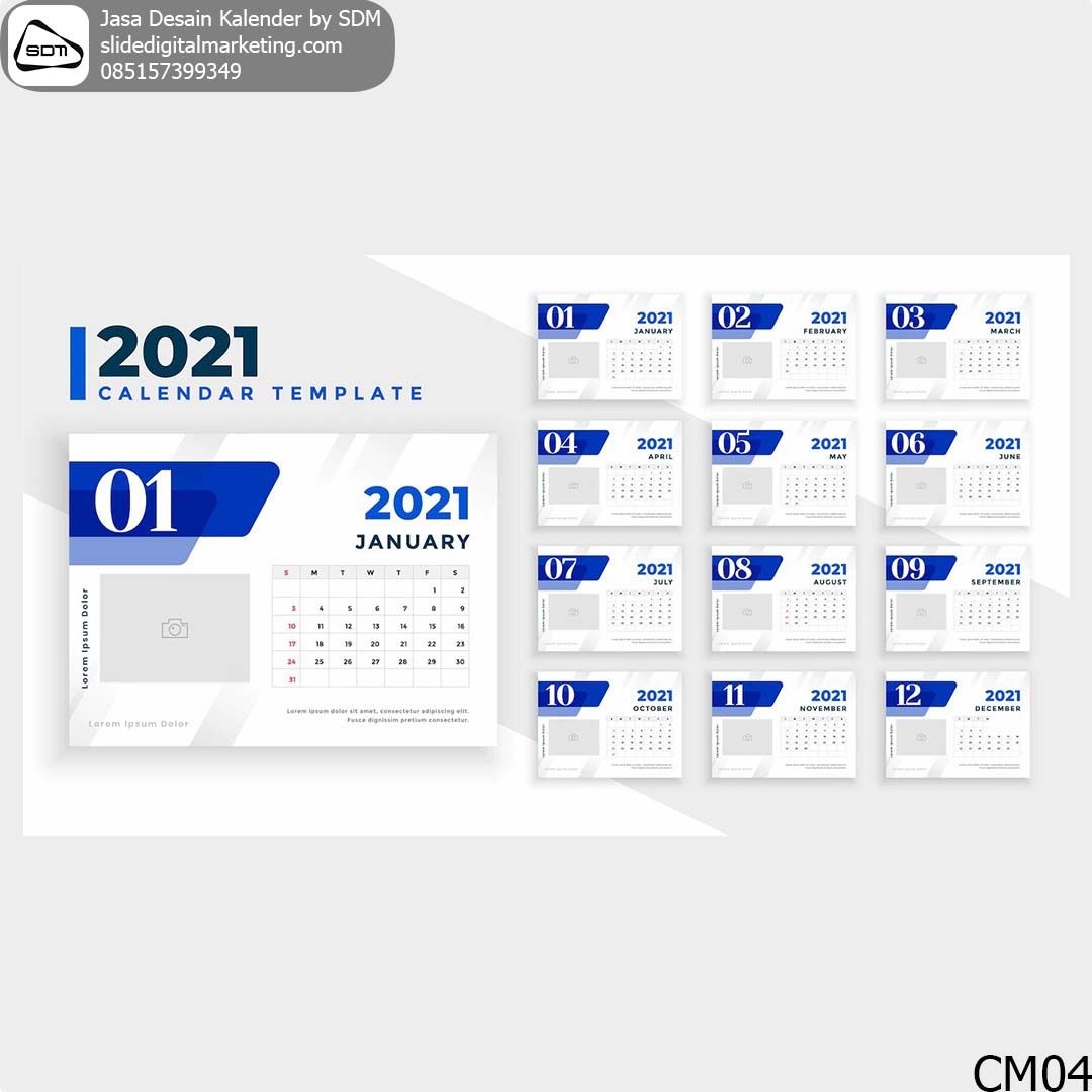 10+ Contoh Desain Kalender Meja Duduk Unik Dan Elegan