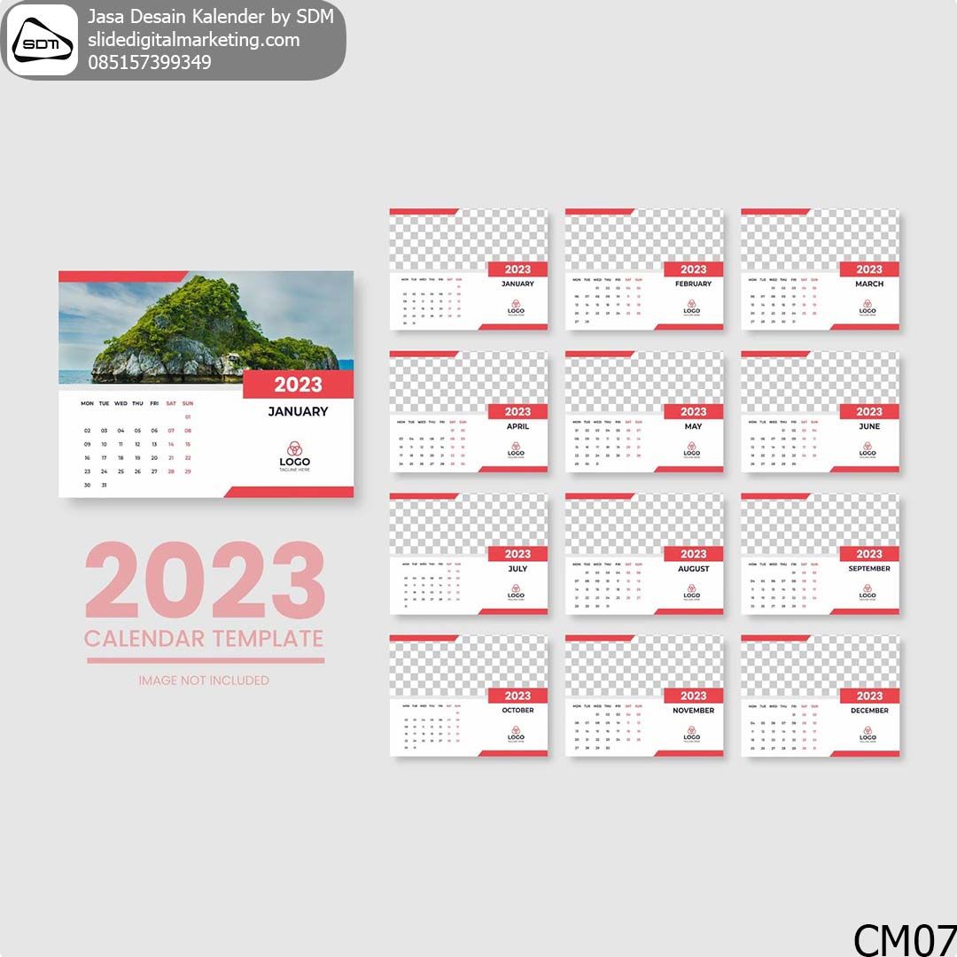 10+ Contoh Desain Kalender Meja Duduk Unik Dan Elegan