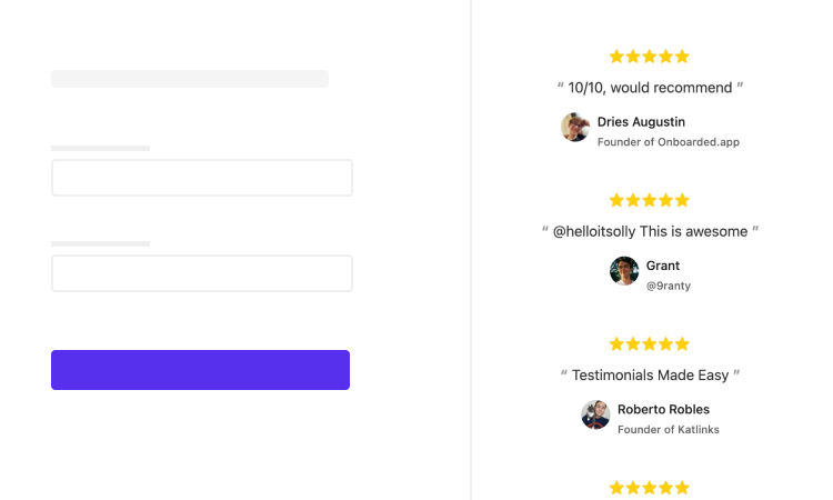 Add testimonials to your website without code - Testimonial Widgets