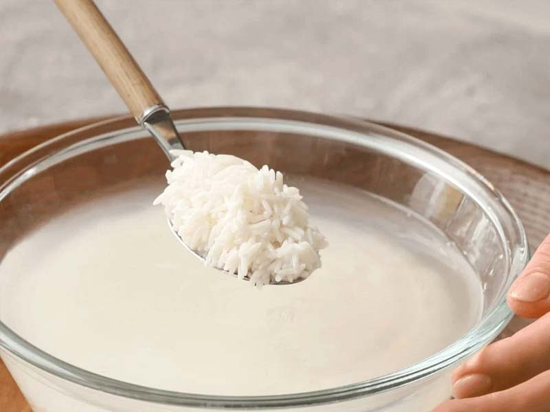 Japanese Rice water technique for healthy hair