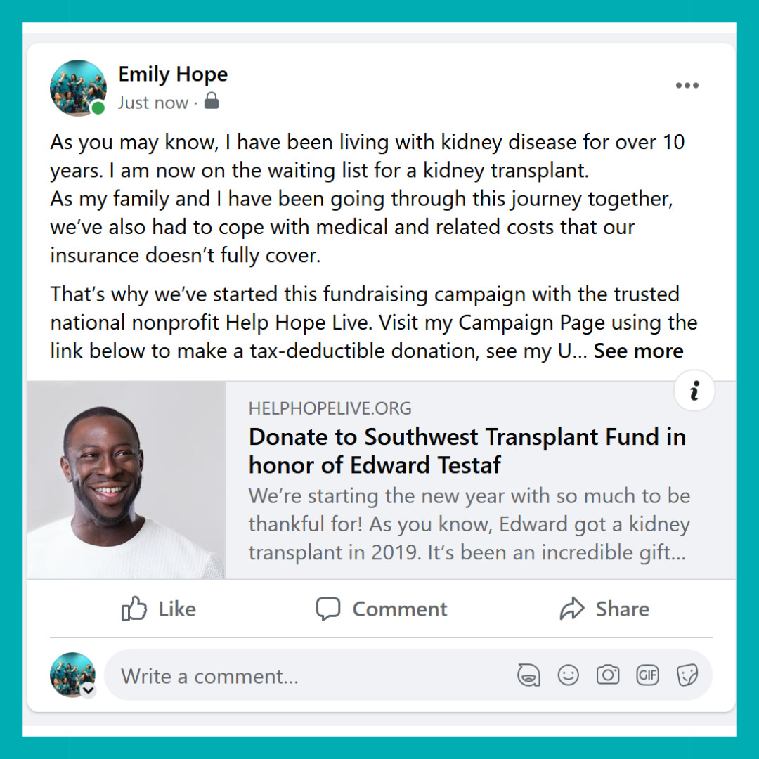 Example Facebook Profile
