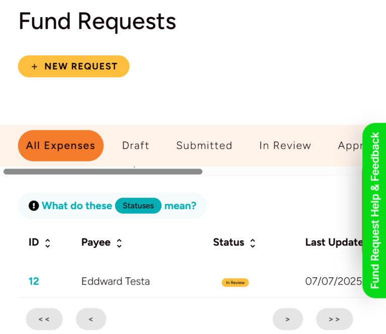 How to Submit a Fund Request
