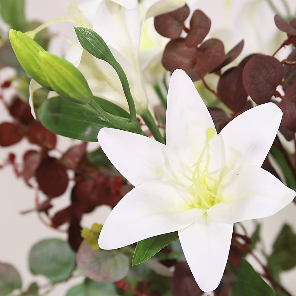 Blombukett vit Lilja - Candidus Kärlek, bra kvalitet till bästa pris!