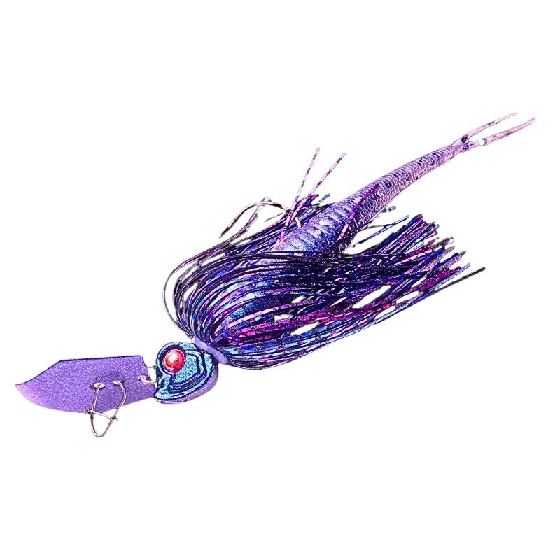 Upplev Custom Blade Jig Twinpin 22g – Purple Dream
