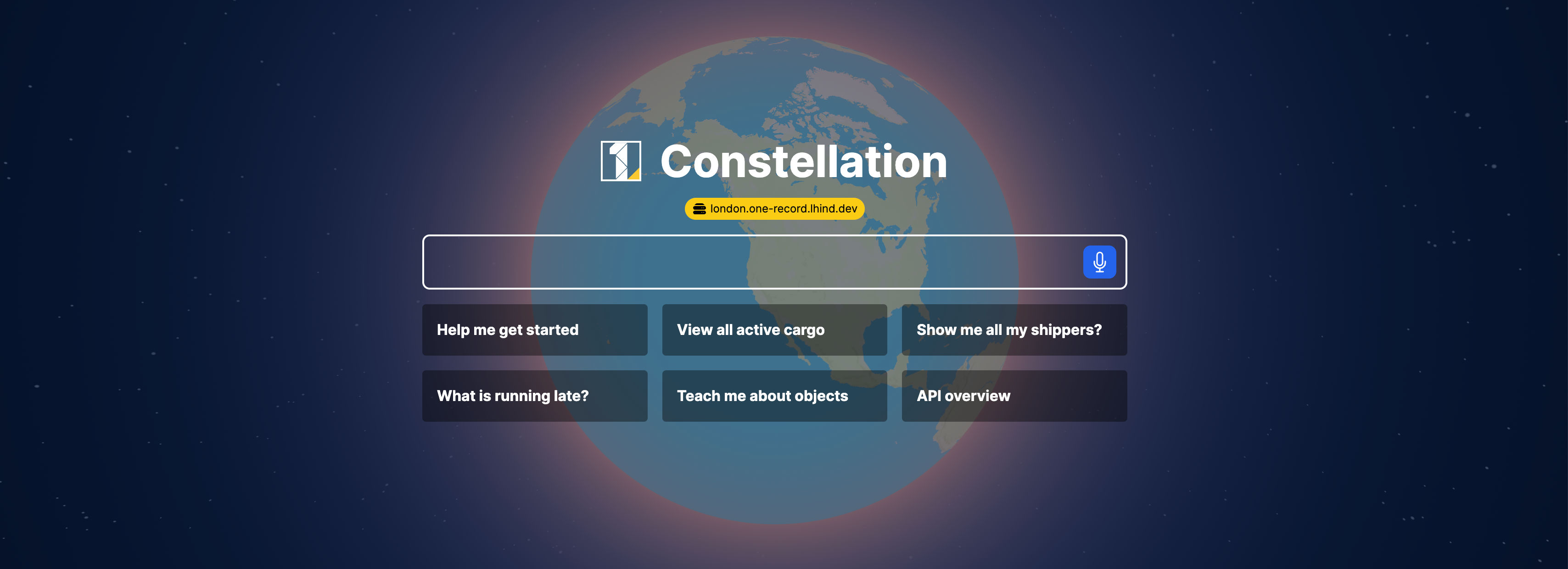 OneRecord Constellation | Devpost