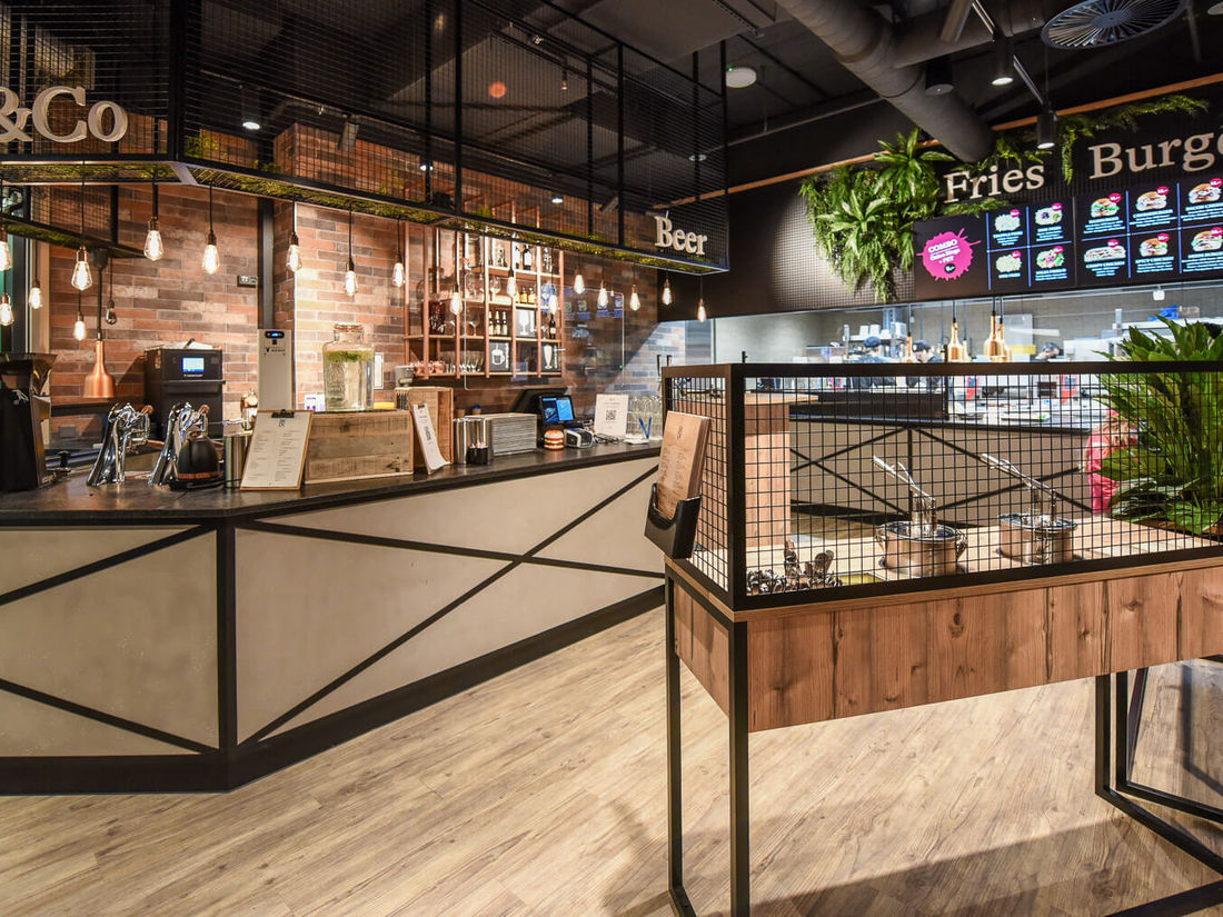 Brix Burger & Salad Pfäffikon SZ ・SLP Architektur