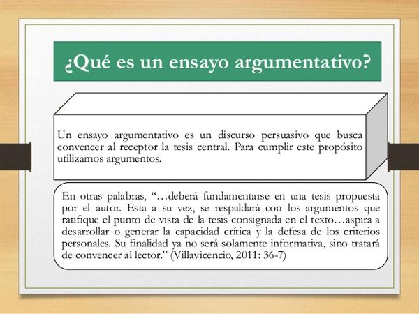 Ensayo Argumentativo Ensayo Argumentativo | Genially