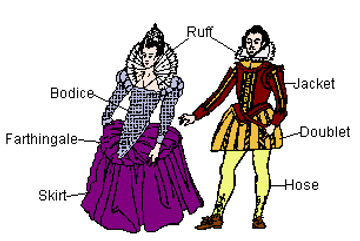 Elizabethan Era Clothing For Upper Class