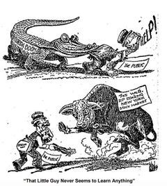 Stock Market Crash Political Cartoons 1929