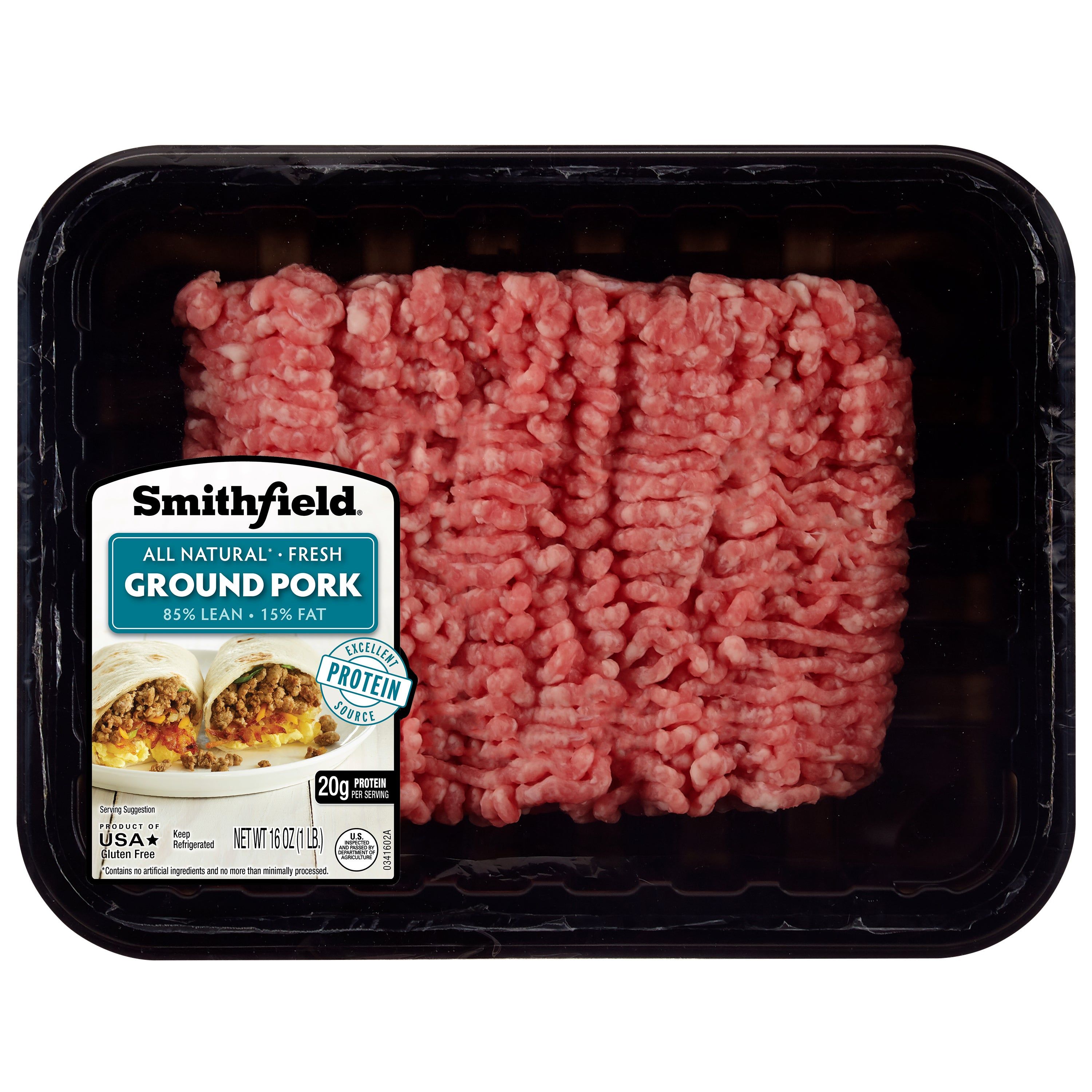 All Natural Fresh Ground Pork 85/15 | Smithfield