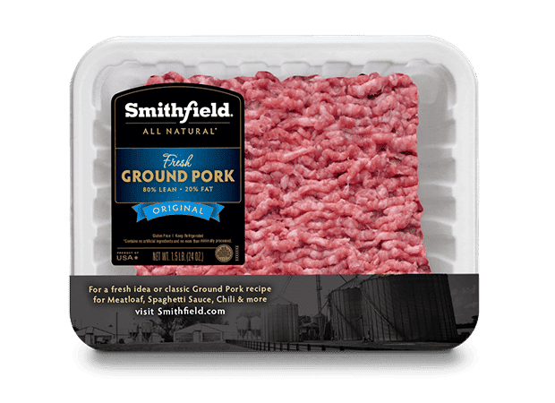 All Natural Fresh Ground Pork 85/15 | Smithfield