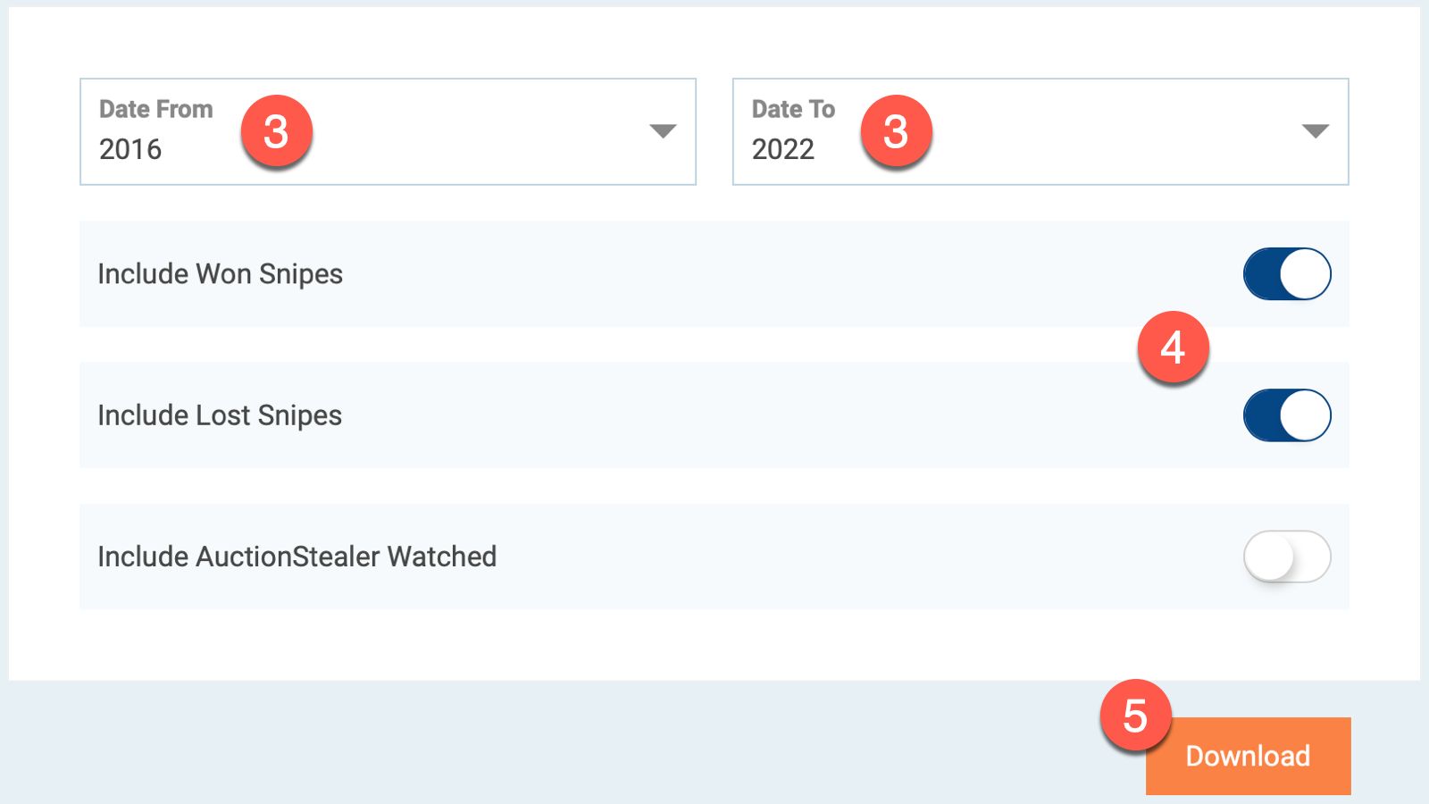 Download Snipe Archive - Bid Sniper