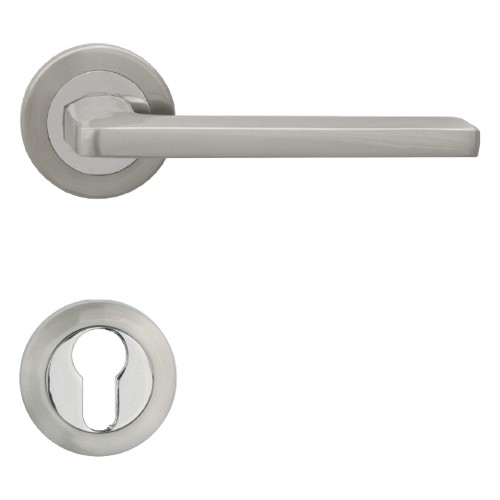 Lever Handle Gradino HRE 99.46 CHR+AS - Gradino Handle | Solid Gradino