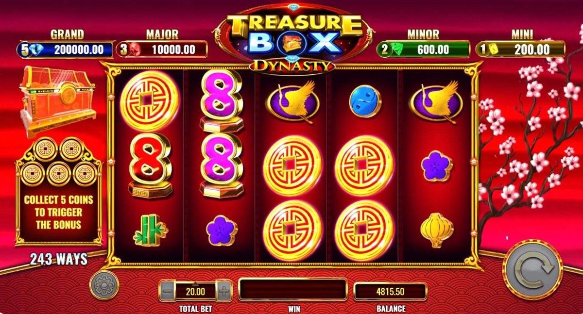 Treasure Box Dynasty Slot Review & Free Play Bonus