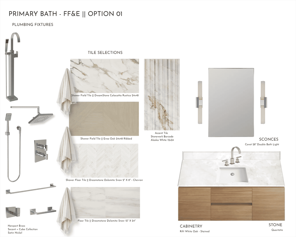 Primary bathroom ideas and inspo.
