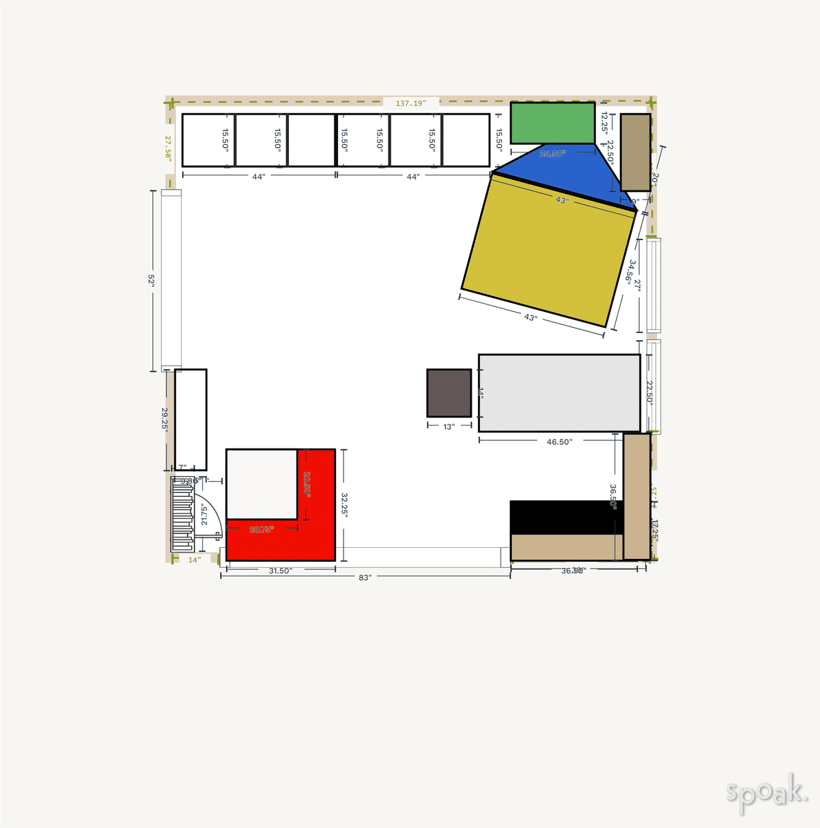 Play room layouts and floor plan ideas.